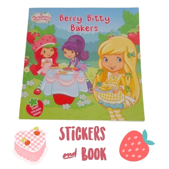 Strawberry Shortcake | Toys | Stawberry Shortcake Book With Stickers ...